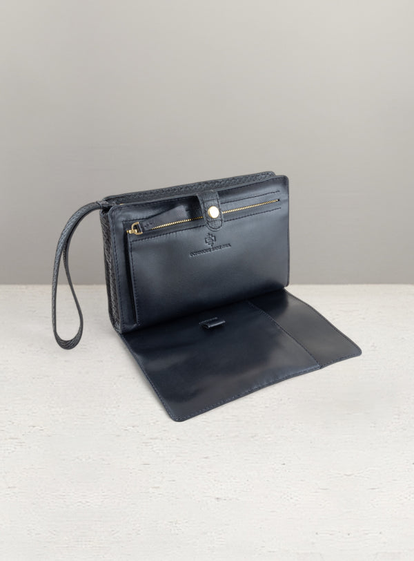 Men Clutch Python Size S - Dominique Saint Paul